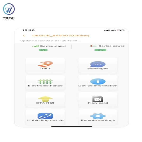 Quality YOUWEI Wireless Portable GPS Tracker with Geo-fence Notification for Real-Time for sale