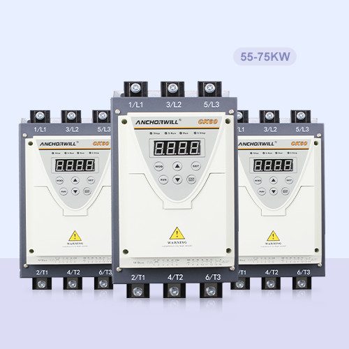 Quality High performance AC Triple three Phase 400V 55KW Intelligence Motor Soft Starter VFD for sale