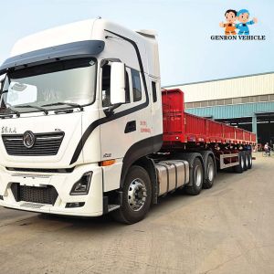 Quality FUWA Axles 60Tons Sidewall 53 Ft CCC Drop Side Semi Trailer for sale