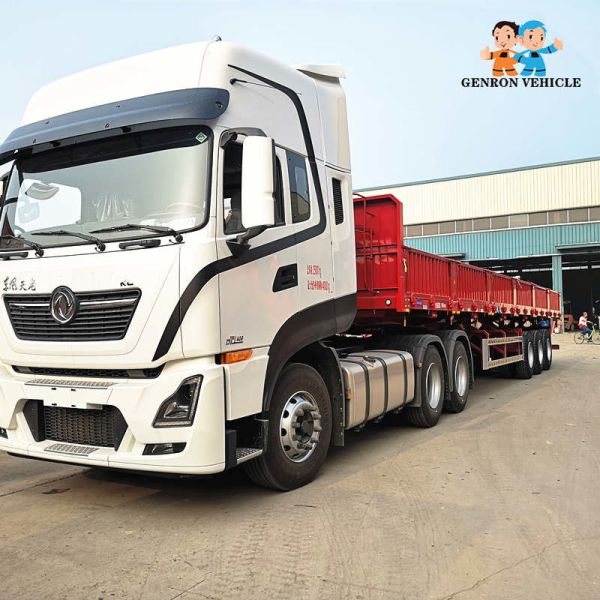 Quality FUWA Axles 60Tons Sidewall 53 Ft CCC Drop Side Semi Trailer for sale