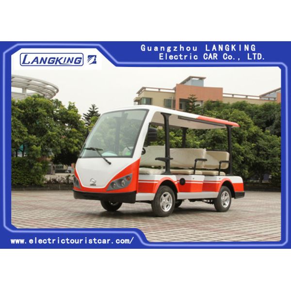 Quality Multiple Purpose 8 Seater Electric Shuttle Bus Light Weight Superior Cruising Ability for sale