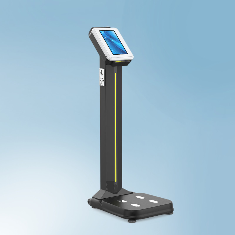 Quality Eight Electrode ABS and Stainless Steel LCD Display Coin Body Fat Scale for for sale