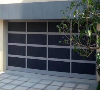 550mm Adjusted Height Aluminum Sectional Door High Operation Frequency