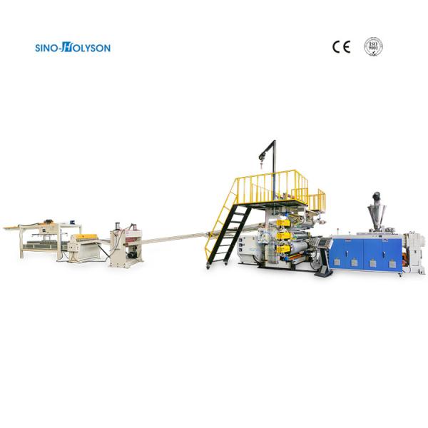 Quality Automatic PVC Artificial Marble Sheet Making Machine with Screw Material for sale