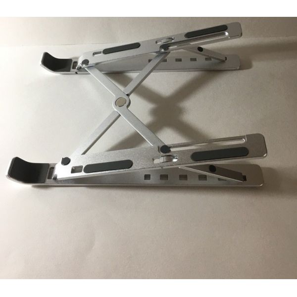 Quality Stamping Machining 4mm Macbook Pro Foldable Stand / Aluminum Ipad Holder for sale