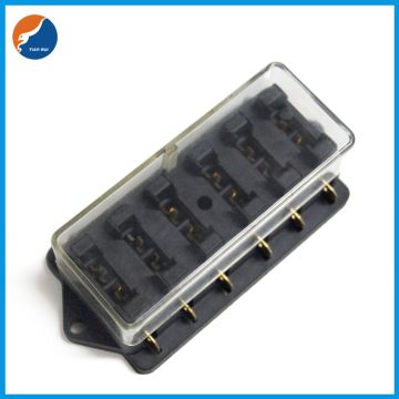 Quality 30A 32V Fuse Blocks 115.5x53x42mm 6 Way Blade Fuse Box For Automotive for sale