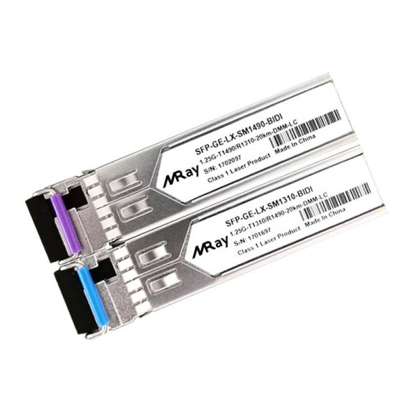 Quality 20KM 1g Single Mode Sfp Module , Sfp Optical Transceiver Tx1310nm Rx1490nm for sale