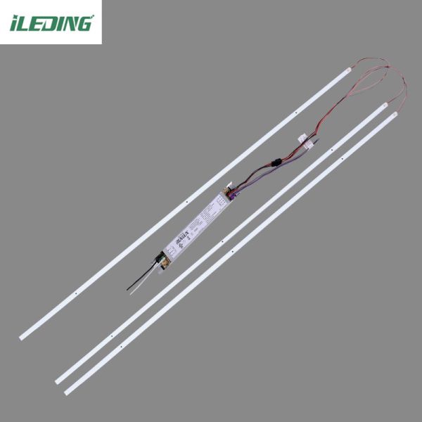 Quality PC Material 46W 1-10v Dimming LED Magnetic Light Linear Retrofit Kits For Troffer for sale