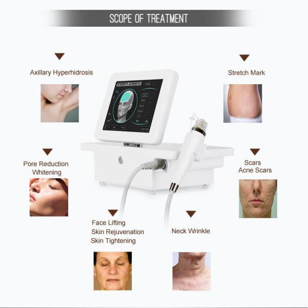 Quality Beauty Fractional Microneedle RF Rejuvenation Tightening Equipment Portable for sale
