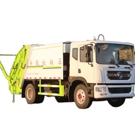 Quality Cheapest  Price  4x2  6CBM 8 CBM Dongfeng Compactor Garbage Truck With Back Trailing Arm for sale