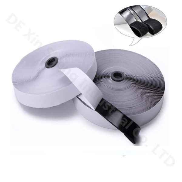 Quality Enfriendly Stong Sticky Self Adhesive Hook and Loop Tape Roll for Curtain for sale