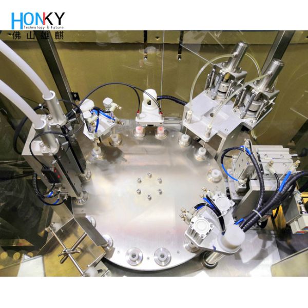 Quality 2400 BPH Automatic Filling Machine with Ceramic Pump for 1-10ml Essential Oil for sale