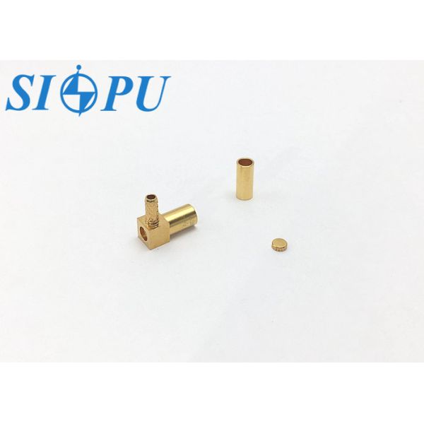 Quality SSMB Female RF Coaxial Connector – Right-Angle, Compatible with RG316/U Cable for sale