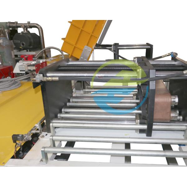 Quality Leak Detection 2 Stations Plate Heat Exchanger Helium Leak Detection System for for sale