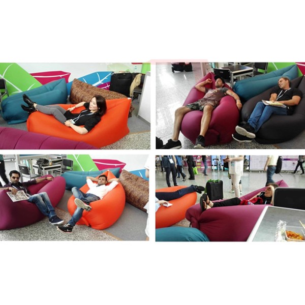 Quality Durable Convenient Inflatable Sleeping Bag For Ourdoor Camping for sale