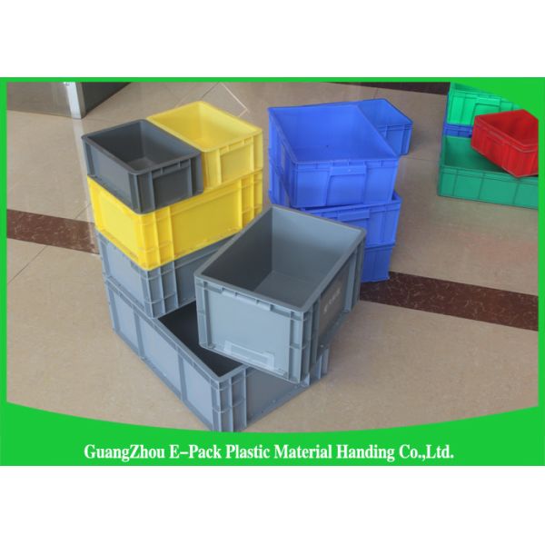 Quality 45 Litre Euro Plastic Storage Boxes , Industrial Storage Bins Light Weight PP for sale