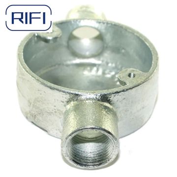 Quality BS EN 61386 Circular Electrical Junction Box U way cable conduit box for sale