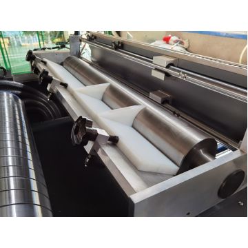 Quality Toy Paper Window Box Patching Machine Automatic V Cut Creasing Gluing for sale