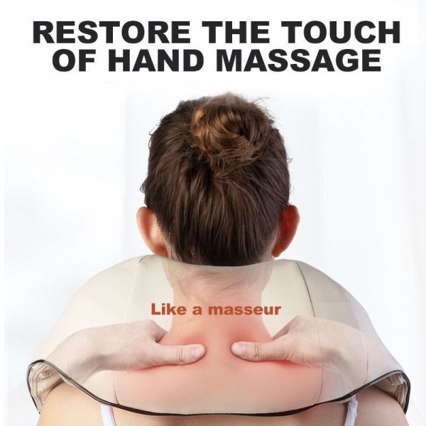 Quality U Shaped Kneading Shoulder Neck Massage Pillow with Heating and Infrared for sale