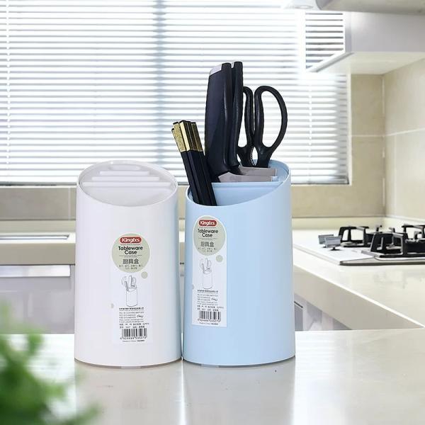 Quality Tube Drainer Cutlery Chopstick Holder Box Plastic Kitchen Organizers for sale