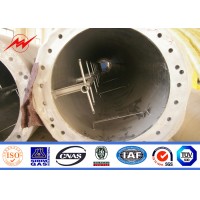 Quality 50ft Galvanized Octagonal Outdoor Monopole Cell Tower Communication Distribution for sale
