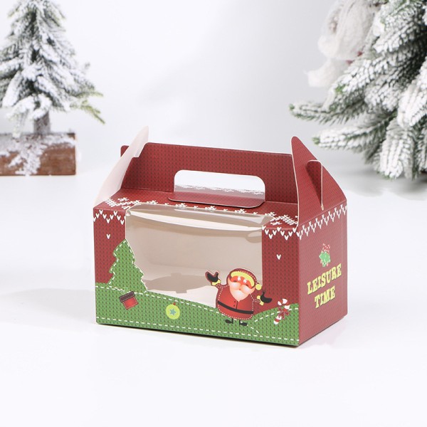 Quality Customized Printed Holiday Bakery Boxes For Christmas Cupcake Pastry for sale