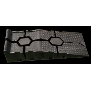 Quality Black SUV Sturdy 2T Heavy Duty Plastic Car Ramps for sale