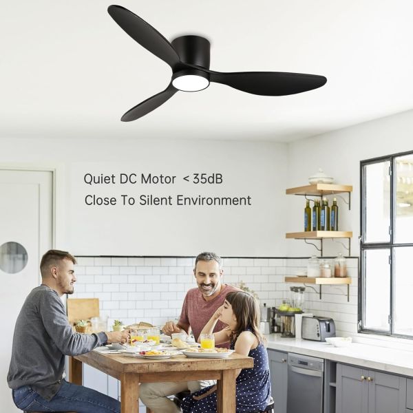 Quality White Black Gold 52 Ceiling Fan With Energy Saving Function for sale