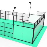 Quality 1-Year Standard Padel Tennis Court With Smooth Surface for sale