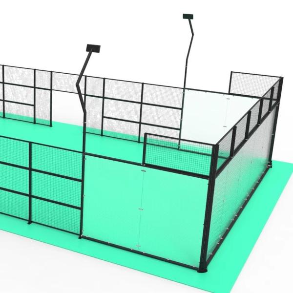 Quality 1-Year Standard Padel Tennis Court With Smooth Surface for sale
