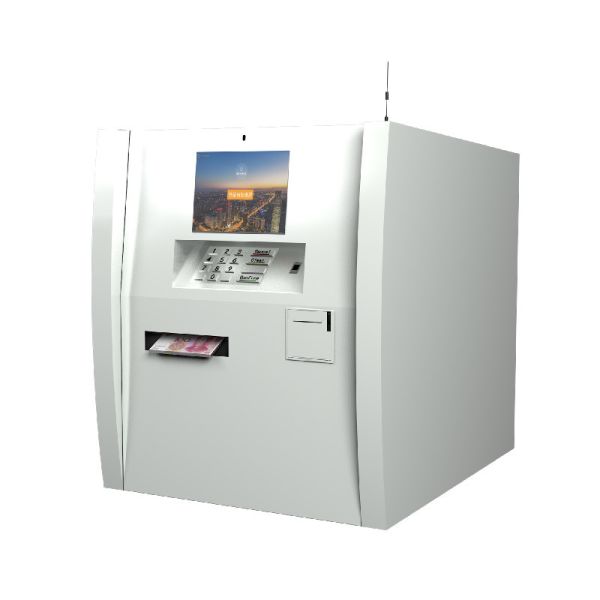 Quality Tabletop / Wall Mounted 10inch Mini ATM machine With Cash Dispenser for sale