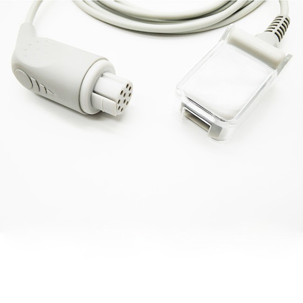 Quality 2.2m Datex Spo2 Sensor Cable , Compatible Nellco Reusable Spo2 Sensors for sale