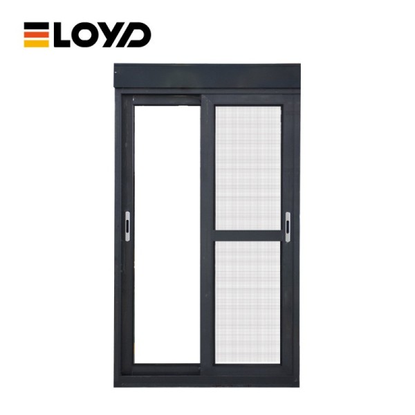 Quality 2.0mm Coloured Aluminium Double Sliding Doors And Windows Waterproof for sale