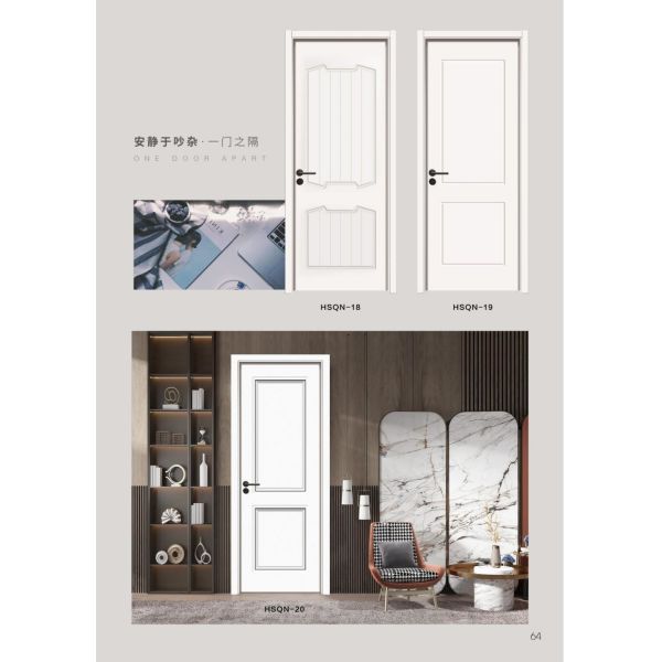 Quality Swing Open Style Residential WPC Door 700mm-1100mm Regular Width for sale