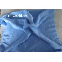 Quality Microfiber Dish Towel 40 * 40cm Blue 8020 Absorbent Kitchen Car Cleaning Terry for sale