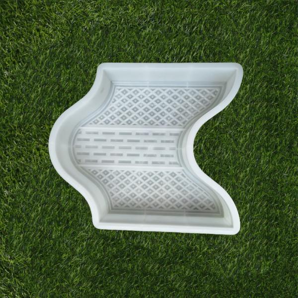 Quality Hexagon 9 Inch Patio Stepping Plastic Paver Mould Plain Smooth for sale