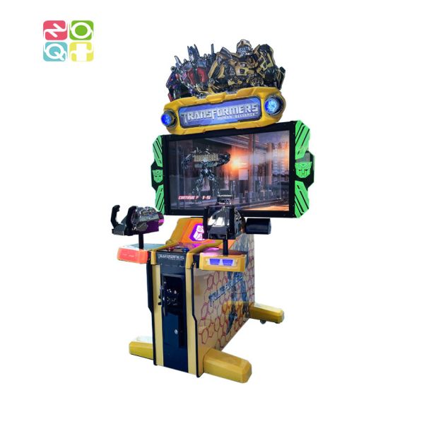 Quality Transformers 2P Gun Shooting Arcade Machine With 55 Inch LCD for sale
