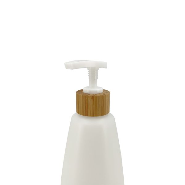 Quality Customizable Plastic Lotion Bottle Conical Matte White Bottle 250ml for sale