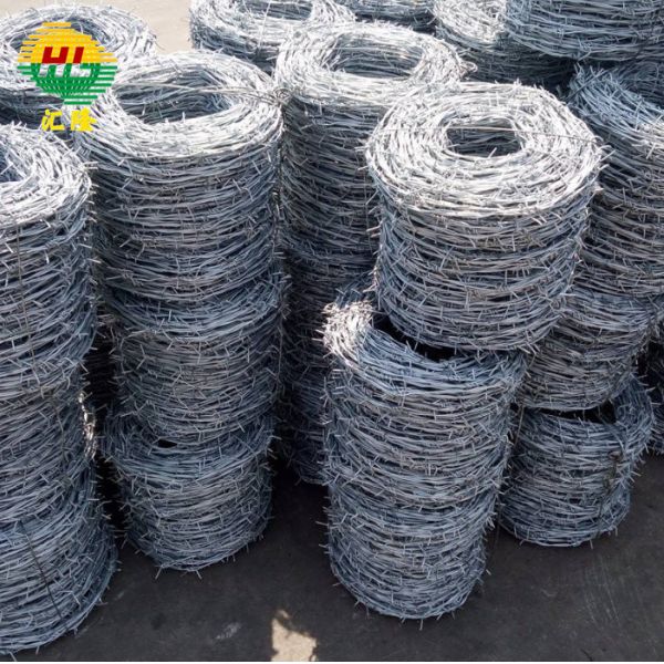 Quality 350mm Coil Diameter Galvanized Barbed Wire Corrosion Resistance for sale