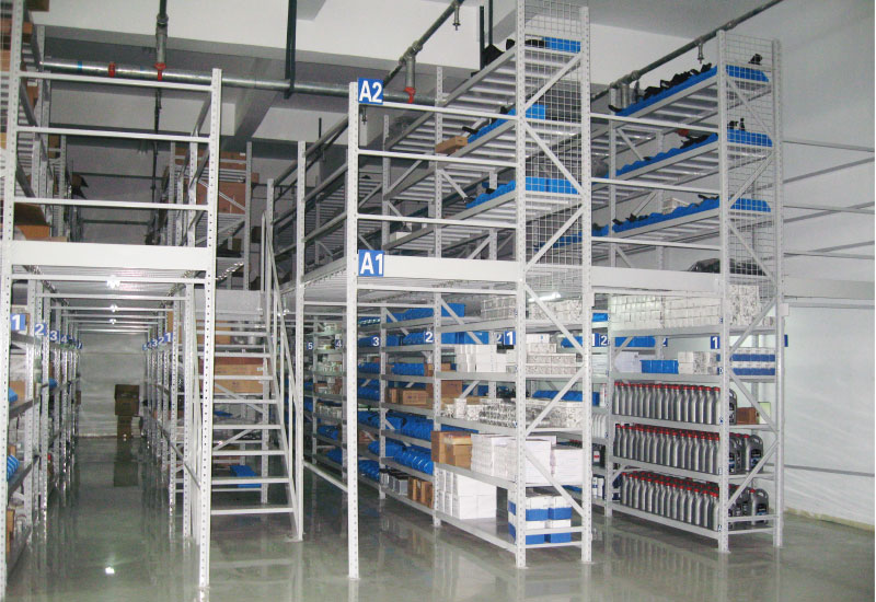 Mezzanine Rack for automobile 4s stores Warehouse Storage Rack