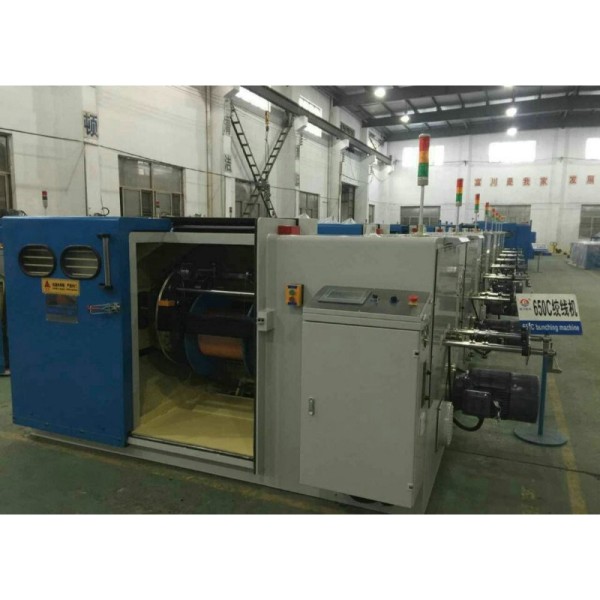 Quality 7pcs Nickel Wire Twisting Machine Bunching Diameter 630mm Touch Screen Operation for sale