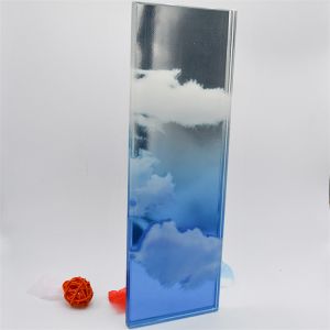 Quality Art Decorative Glass Flat / Curve Customized Landscape Painting On Glass 5mm 6mm for sale