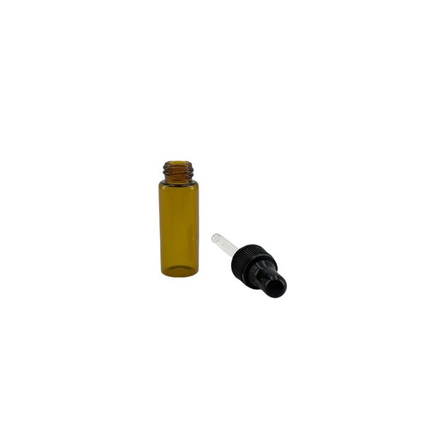 Quality 1ml 2ml 3ml 5ml Mini Glass Dropper Bottles Tinted Cosmetic Sample Bottle for sale