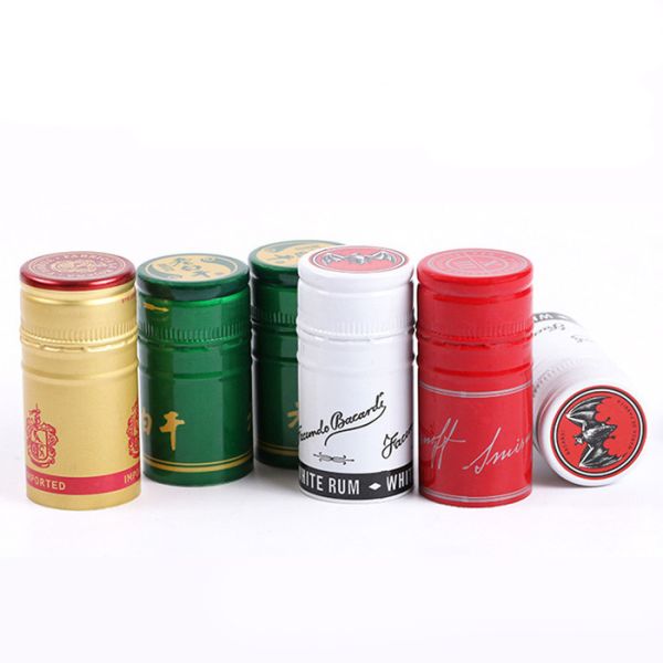 Quality Aluminum Ropp Tamper Evident Screw Cap 25mmx16mm For Vodka Whisky Bottle for sale