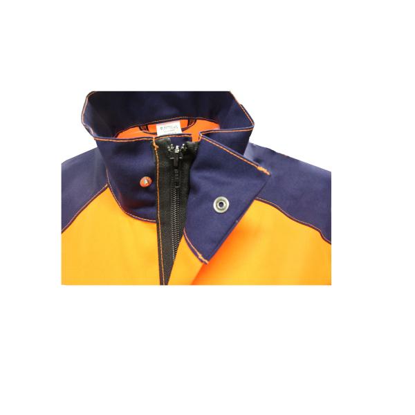 Quality Sattin Woven Orange 250GSM Reflective Jacket Retro 3M Strip 9910 for sale