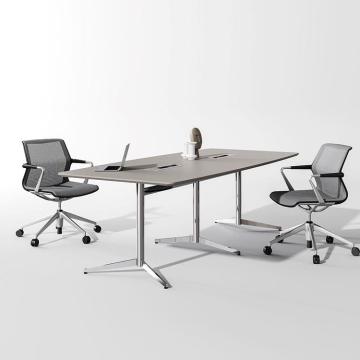 Quality 4 Person Conference Room Table Set Melamine W1800mm Stain Resistant for sale