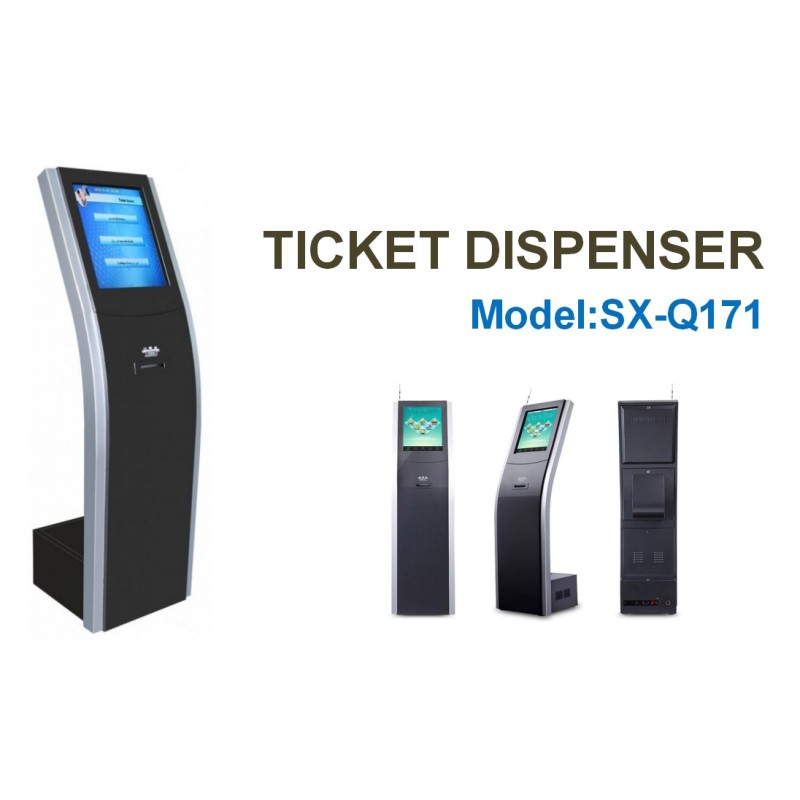 OEM/ODM Bank Queue System Touch Screen Ticket Dispenser Queue Number Ticket Machine