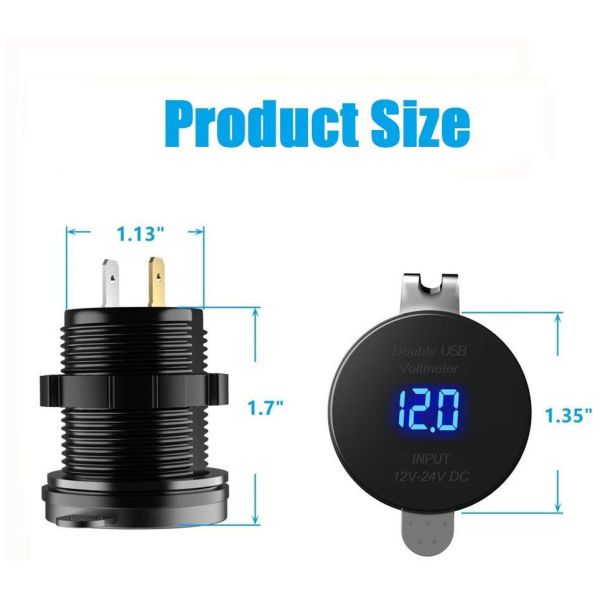 Quality Dual USB QC3.0 Fast Car Charger Adapter for sale