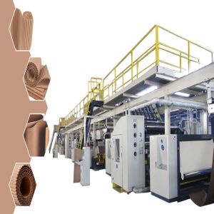 Quality hot sale corrugated carton paper board production line and 2 3 5 7 ply for sale