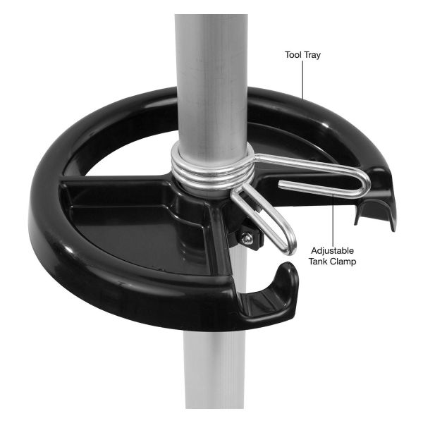 Quality 4 Casters 18 Gallon Adjustable Portable Oil Drain Tank for sale